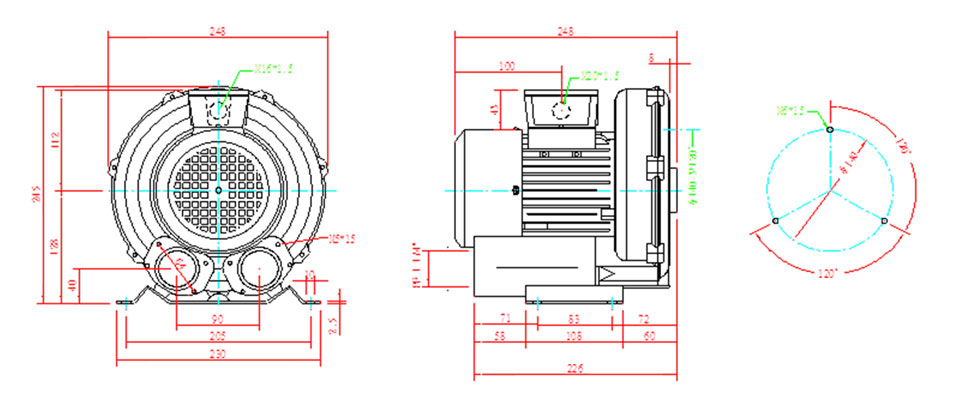 NEW WINSTAR ENTERPRISE CO., LTD _SIDE CHANNEL BLOWER-SINGLE-STAGE-BLOWER